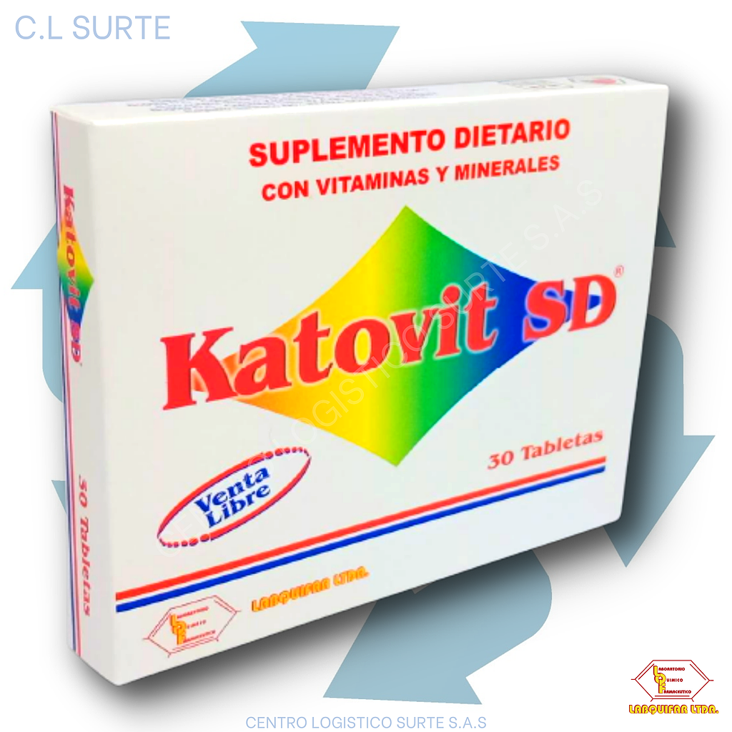 KATOVIT SD X 30 TAB MULTIVITAMINICO LABQUIFAR | CLSURTE